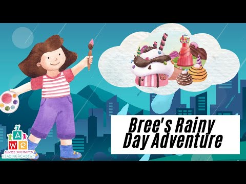 Rhyming Words | Long vowel Sounds + Storytime with Auntie Whitney | Bree's Rainy Day Adventure |