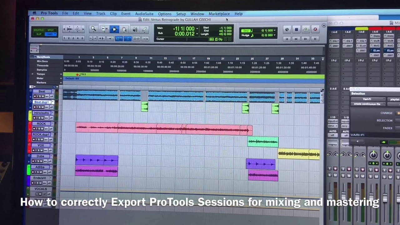 How to correctly export Pro Tools session files