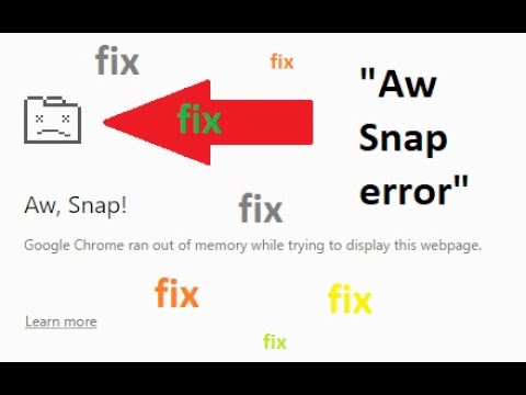 How To Fix "Aw, Snap!" Crash Error In Google Chrome - 100% working - Best 3 solutions