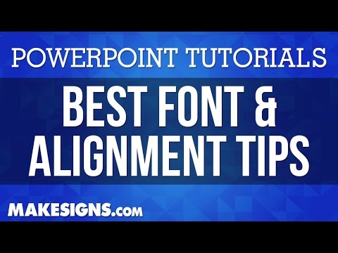 Best Fonts/Alignment On Your PowerPoint Poster Presentation