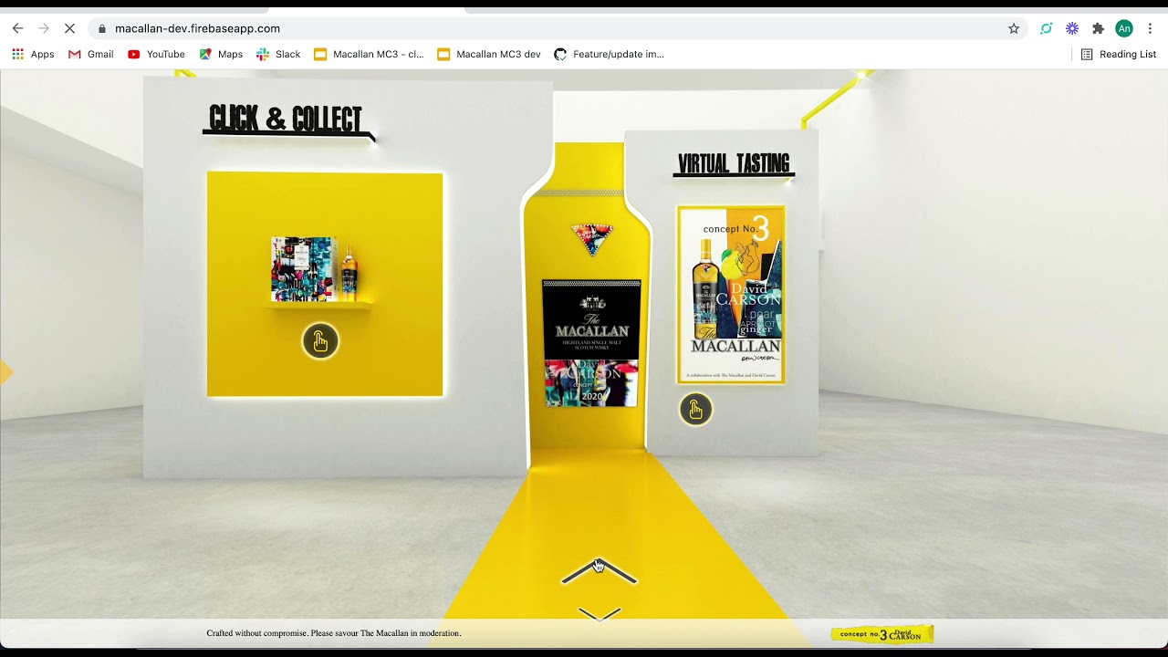 Macallan image edition platform with 360 viewer(Reactjs)