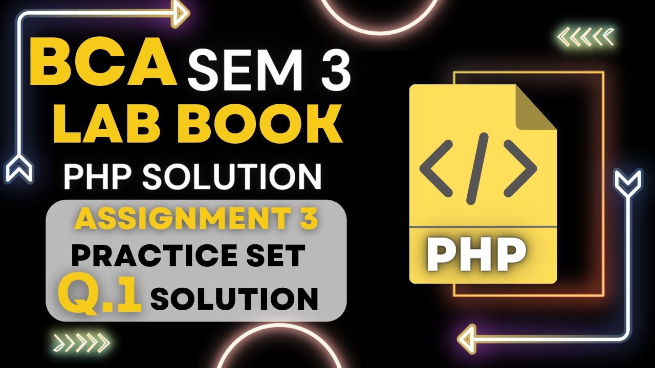 PHP Tutorial: Find Array Element by Value | BCA Sem 3 Lab Assignment 3 Solution practice question 1