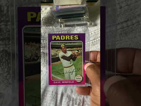 Dave Winfield 1975 topps. Mini # 61