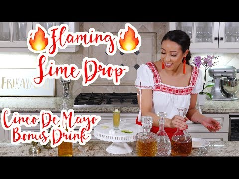 Liz Does Cocktails: Flaming Lime Drop Shot (CINCO DE MAYO BONUS DRINK!!!)