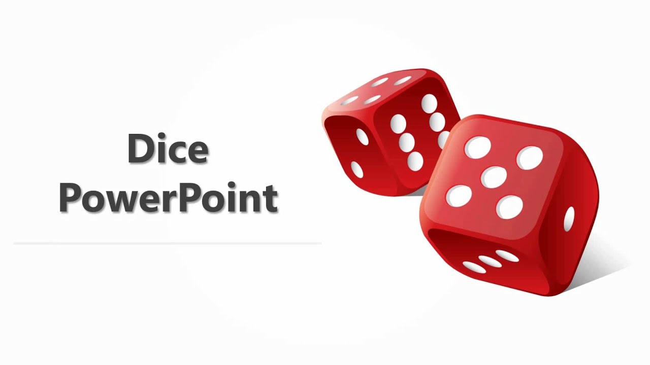 Dice Model  PowerPoint Presentation