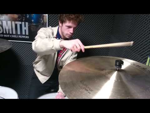 Playing the biggest cymbal set i've ever played part 2