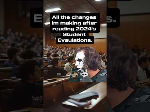 Student evals: the comments section of education. #meme #funny #college #teaching #relatable #shorts