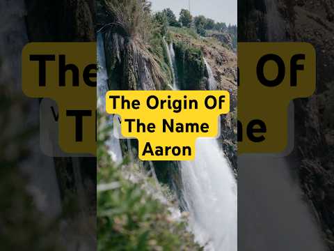 The Story Behind The Name Aaron #etymology #didyouknow #babynames #names #history #reel