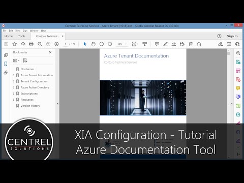 Azure Documentation Software - Archived Tutorial #xiaconfiguration