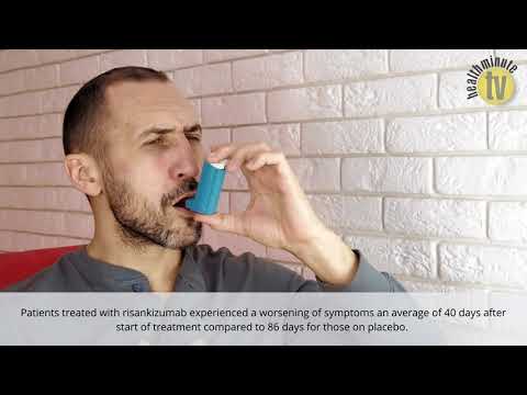 Risankizumab worsened symptoms in patients with severe asthma, new study finds