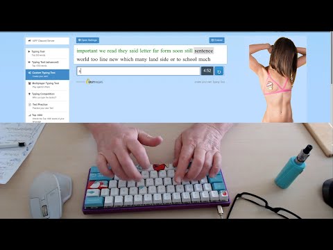 5 Minute typing test 10FastFingers | How am I doing now? April 2021