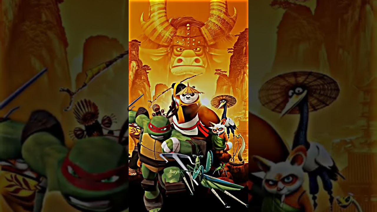 Kung Fu Panda vs Ninja Turtles