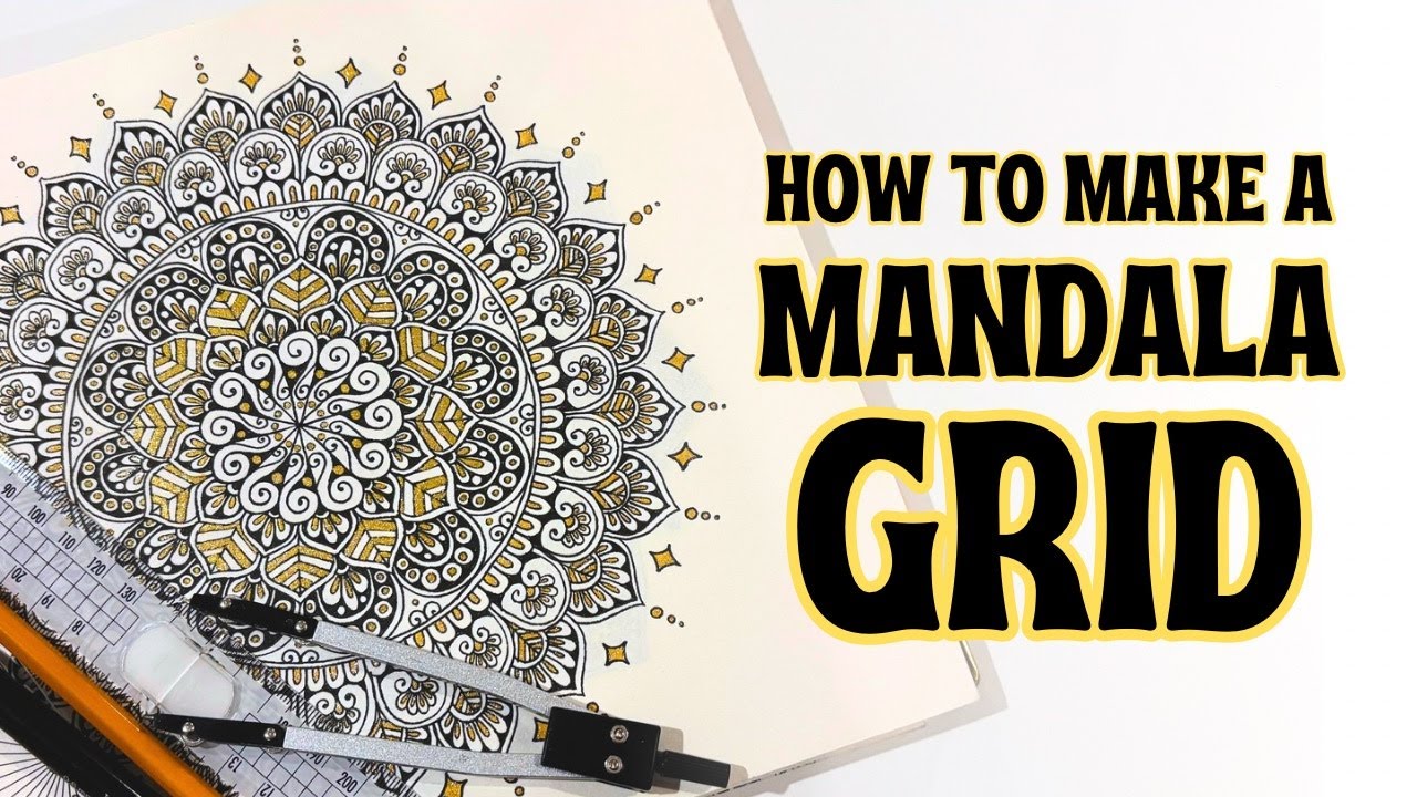 How I Start Every Mandala ✨ | Grid Tutorial + Process Snippets