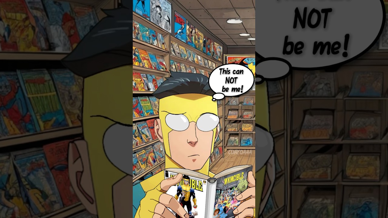 Invincible’s Art Direction Kinda… | Invincible Season 3 #anime #invincible #comics
