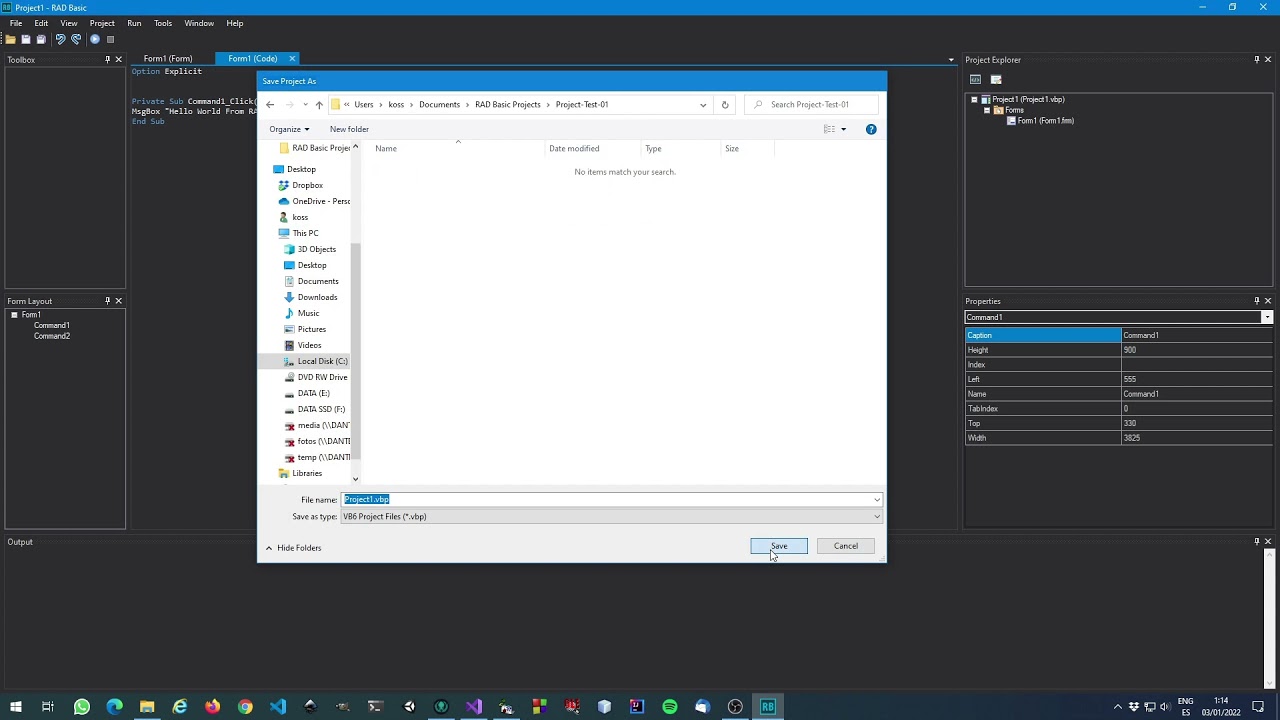 Full compatibility: Swap between RAD Basic and Visual Basic 6