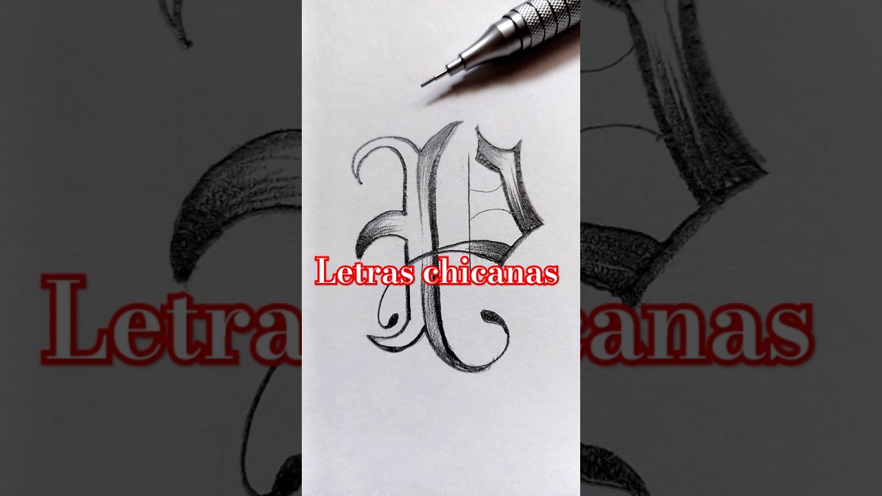 como hacer letras chicanas #comohacerletraschicana#letrasbonitas#letraschicanas#ideas#tutoriales