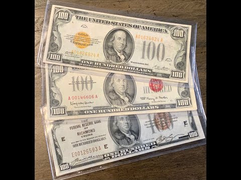 $100 Bill Currency Collection (US Paper Currency)