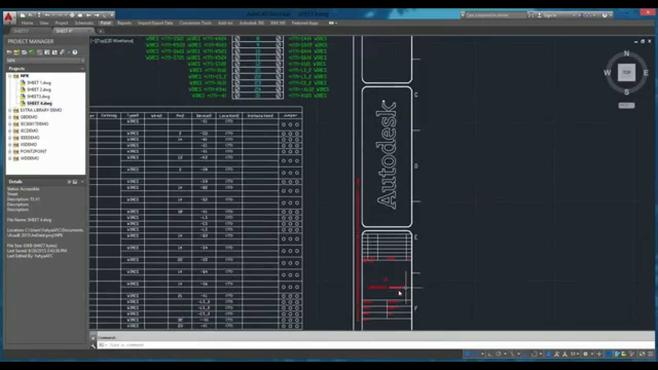 Autodesk Electrical Terminal strip