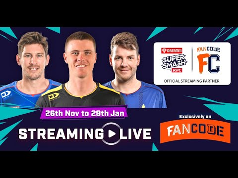 Watch Dream11 Super Smash live exclusively on FanCode!