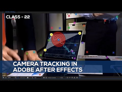 Camera tracking in Adobe After Effects in Urdu and Hindi - Class 22