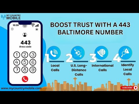 Boost Customer Trust with a 443 Baltimore Phone Number! | My Country Mobile
