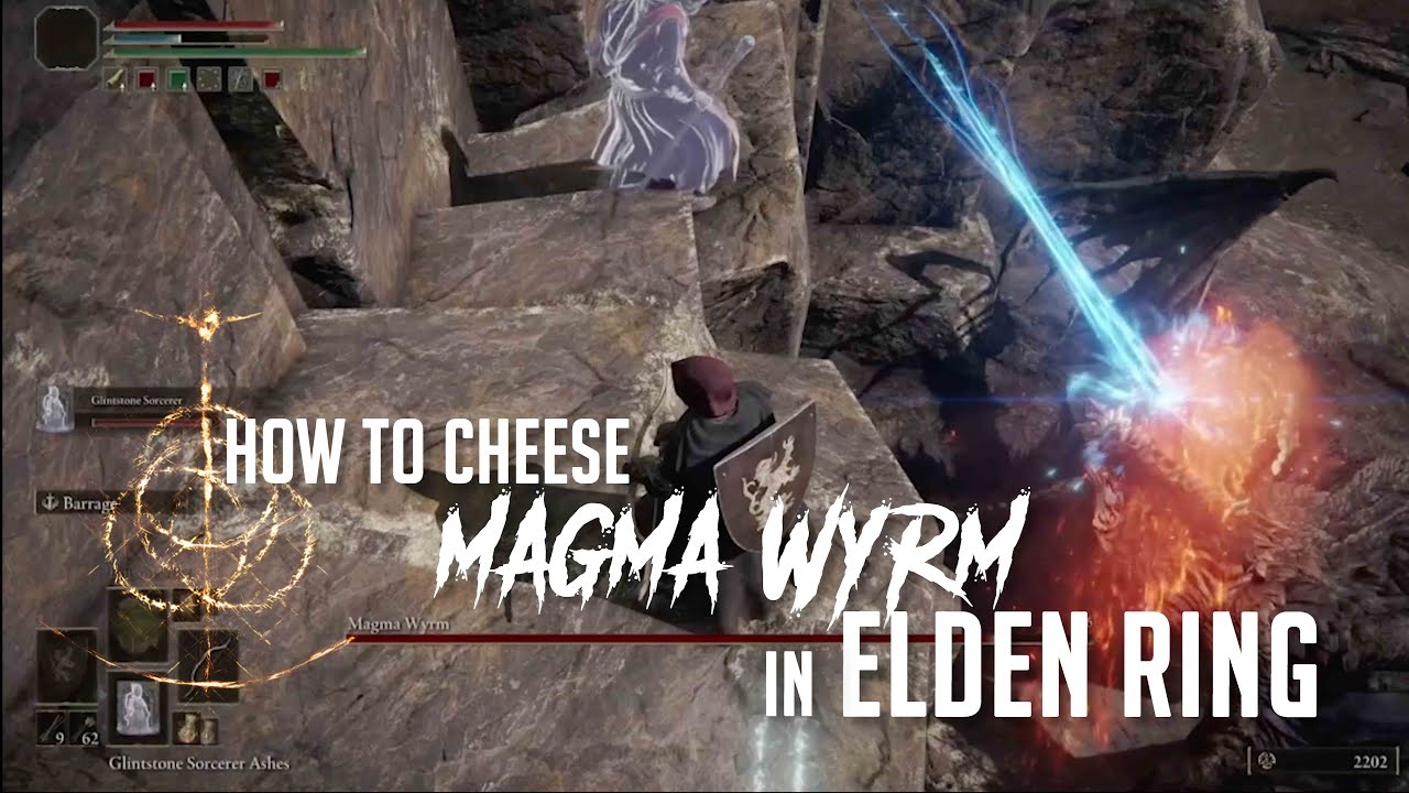 How to Cheese Magma Wyrm at Fort Laiadd in Elden Ring (Easy Kill)