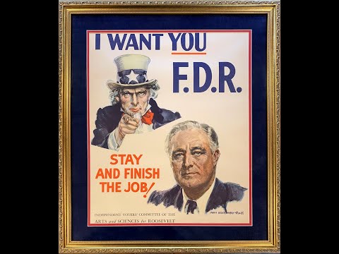 VIP Video Spotlight: FDR & Uncle Sam 1944 Campaign Poster