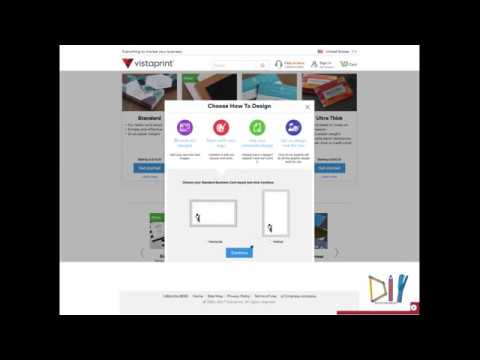 How To Make Business Cards with Vistaprint Free & Quick! | Talk-through Video
