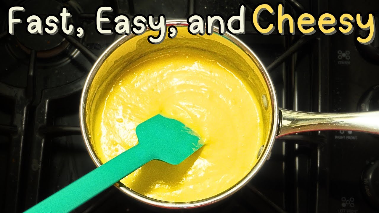 How to Make a Simple Cheese Sauce | Easy, Peasy, and Very Cheesy!