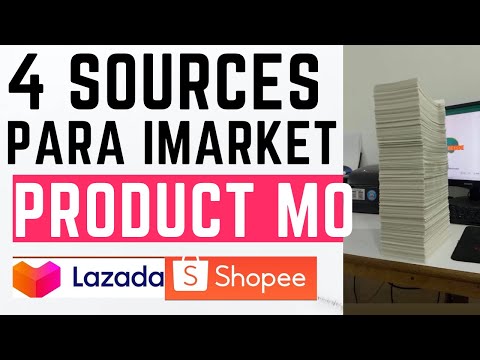 4 Sources Para iMarket and Shopp Lazada Tiktok Products mo