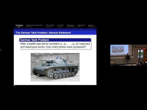 UConn Math Awards Day 2019, "The German Tank Problem", by Steven J. Miller