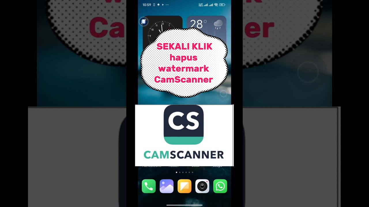 Cara Hilangkan Watermark CamScanner