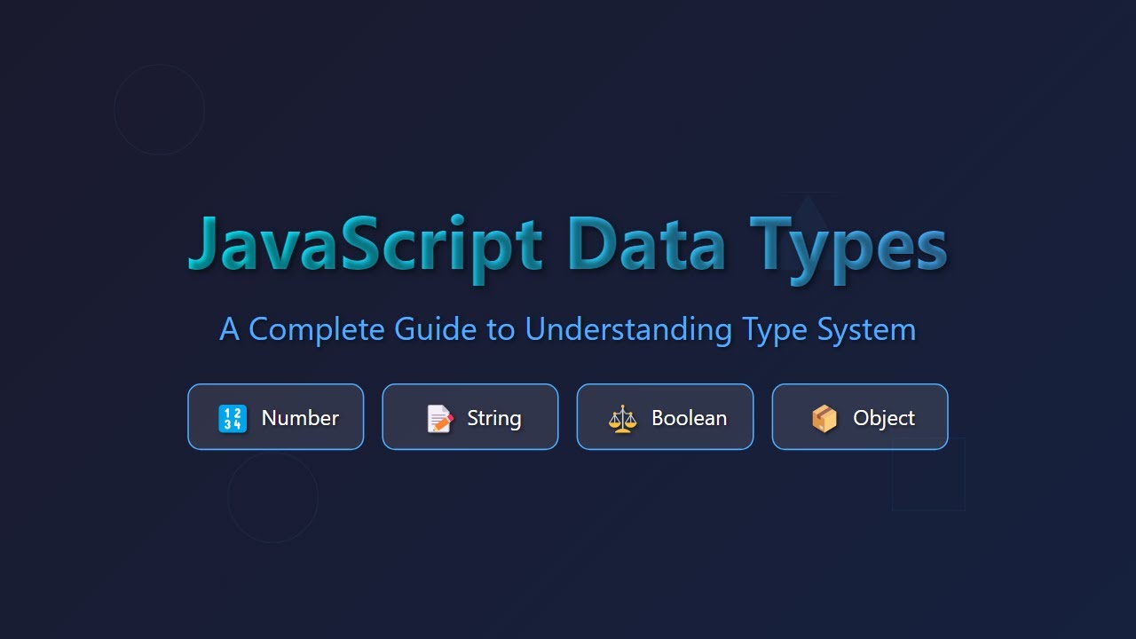 JavaScript Data Types Explained: Primitive vs. Reference, Type Coercion & More