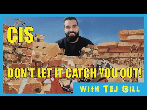 Construction Industry Scheme - CIS don't get left paying your builders tax bill
