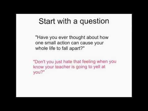 Imaginative texts- how to start a story