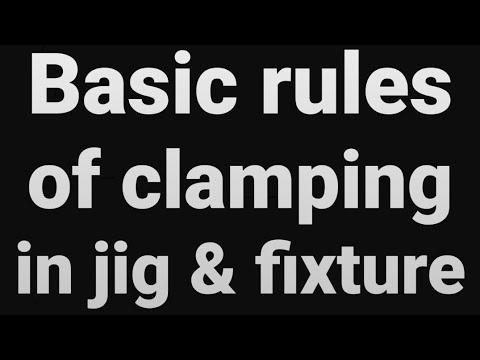 Basic rules of clamping in hindi.