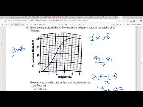 MATHS PAPER 1 2025 (CLASS 8765492161