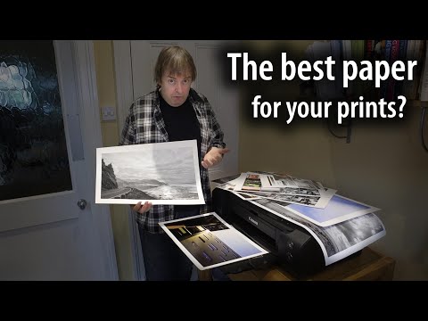 Choosing the best paper for printing your own photos