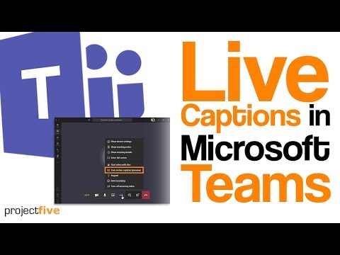 Live Captions in Teams
