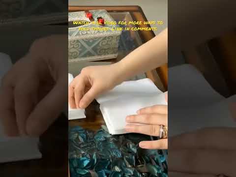 How to set tissue paper #shorts