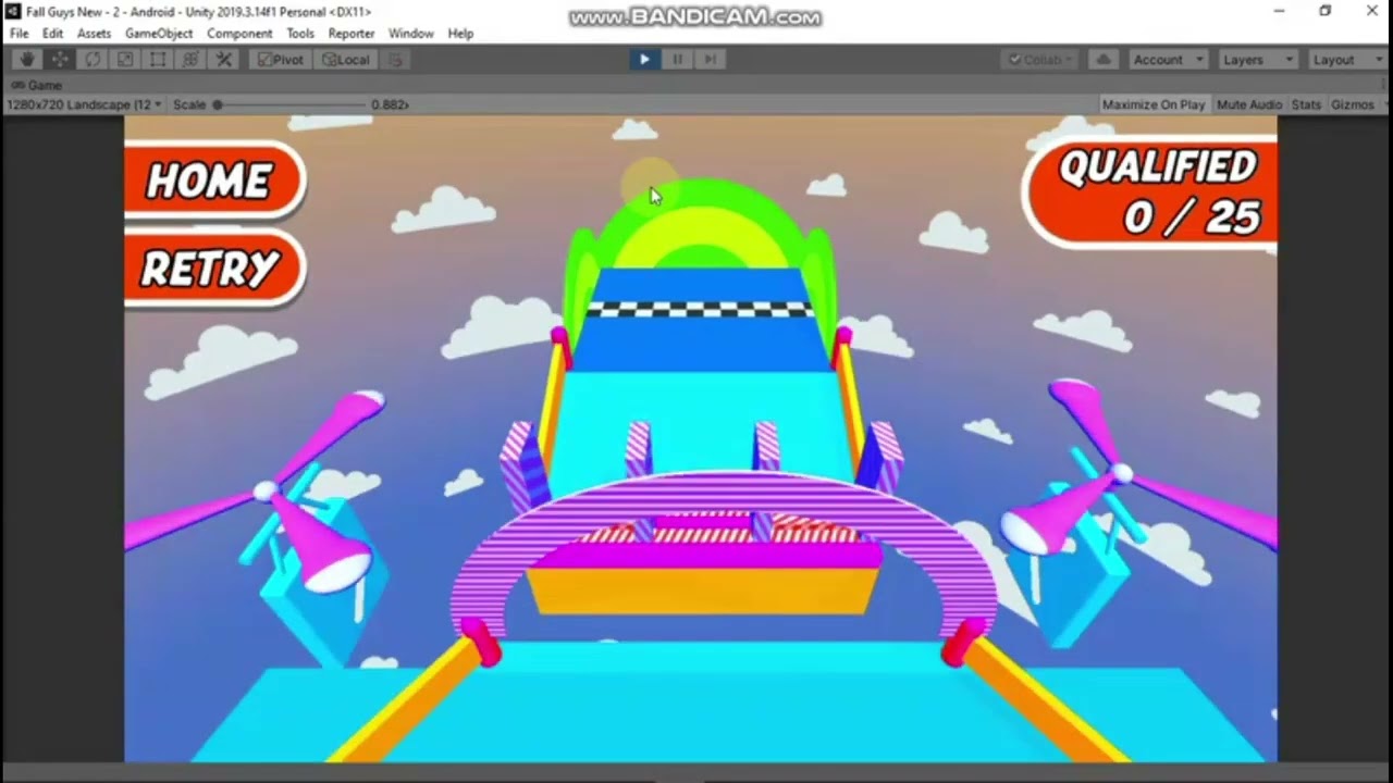 Fall Guys Ultimate Knockout 3D Game Unity Source Code