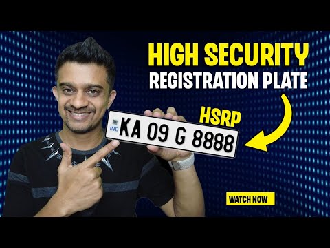 How to get HSRP number plate for your car? High Security Registration Plate | Detailed Guide