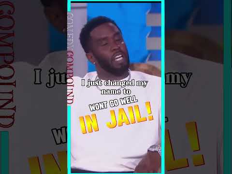 Diddy Reveals His Real Name LIVE on Ellen. #shorts