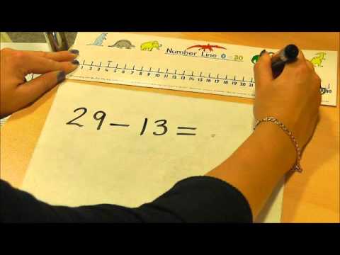 Year 2 Subtraction - partitioning using 2, 2-digit numbers