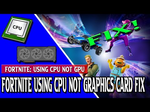 How to FIX High Cpu Usage and Low Gpu Usage in Fortnite