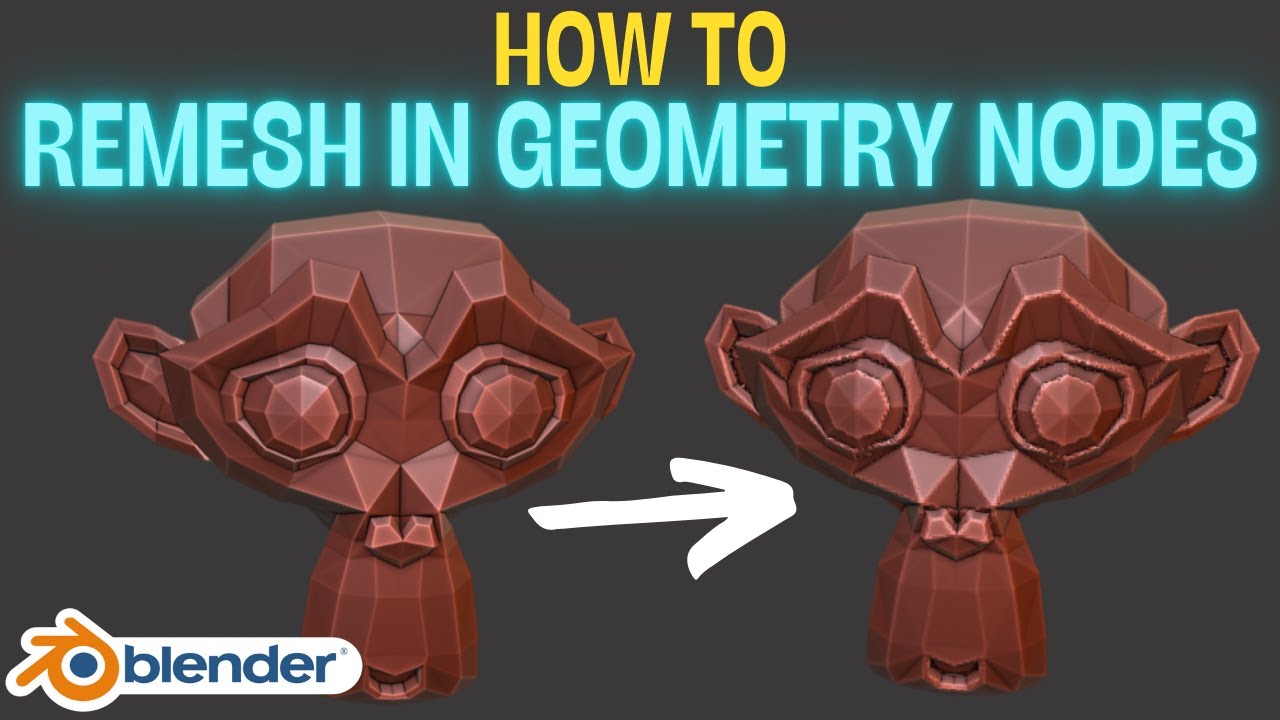 How to remesh in Geometry Nodes in Blender