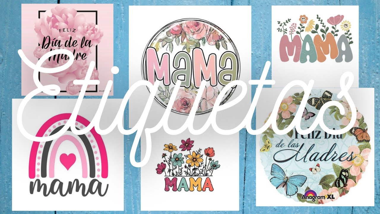 Etiquetas imprimibles para el día de la madre #diadelamadre #etiquetas #ideas