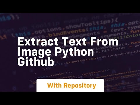 extract text from image python github