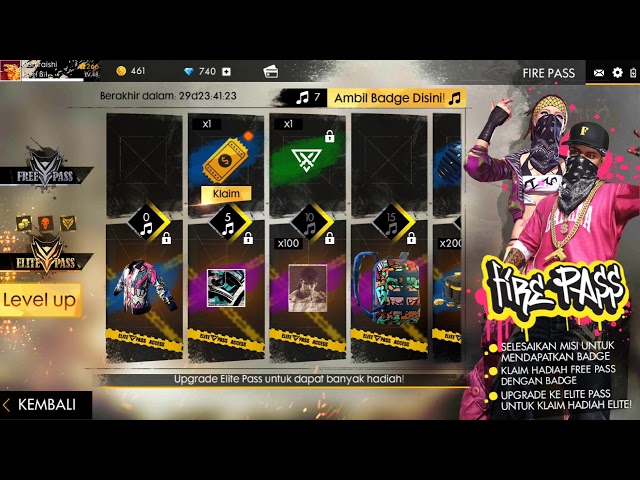 5 rarest Free Fire items like Green Criminal Bundle