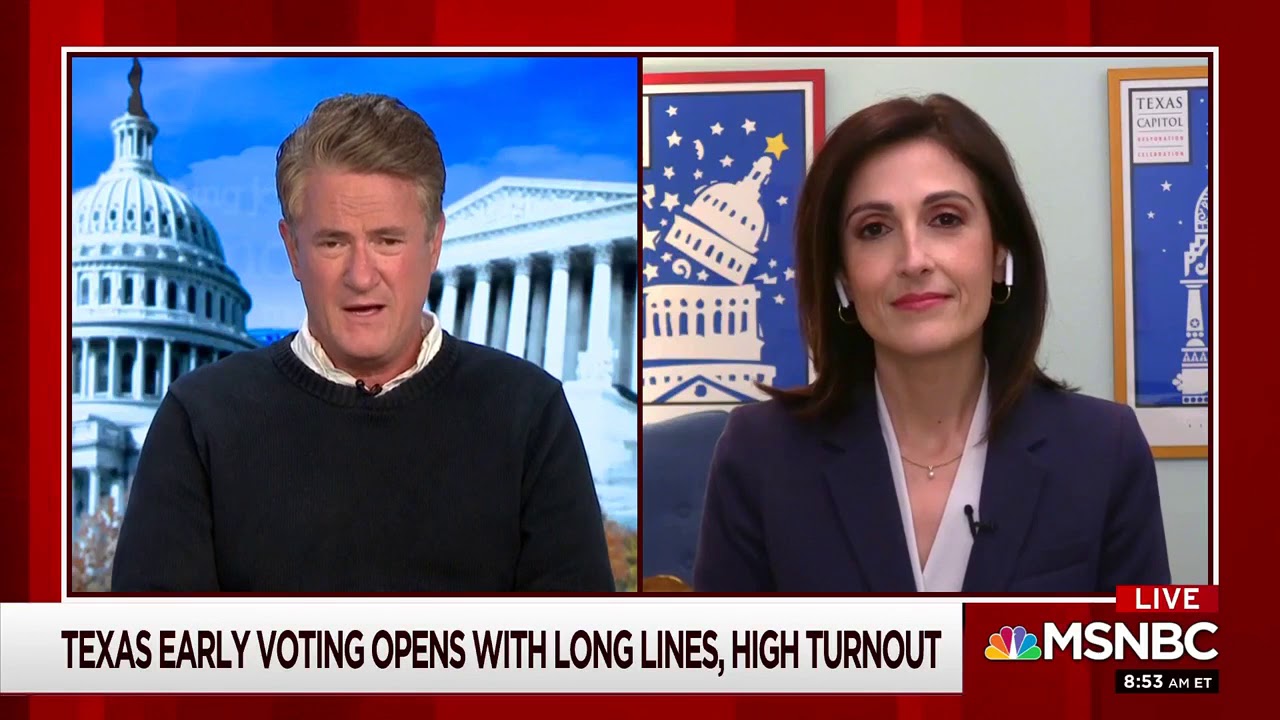 Video: Victoria DeFrancesco Soto MSNBC - Morning Joe 10 15 20 | Leading ...